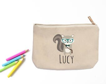 Squirrel in glasses | Etsy