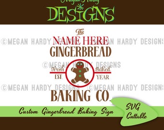 Gingerbread sign | Etsy