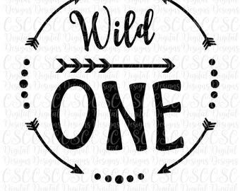 Wild one svg | Etsy