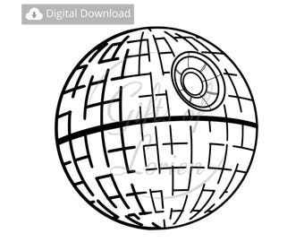 Death star svg | Etsy