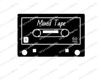 Cassette tape svg | Etsy