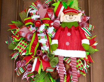 Elf wreath | Etsy