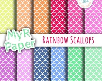 Fish Scales Scrapbook Paper Scale Scrapbooking Paper Scallop