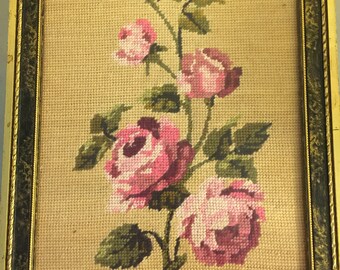 Vintage needlepoint | Etsy