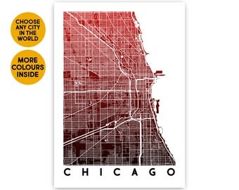 Chicago poster | Etsy