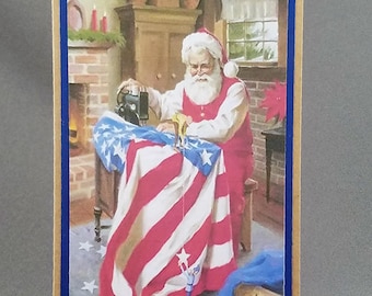 Patriotic santa | Etsy