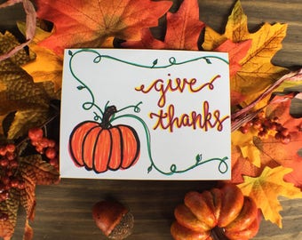 Fall greeting card | Etsy