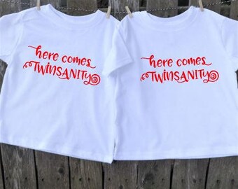 Twin t shirts | Etsy