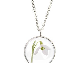 Snowdrop pendant | Etsy