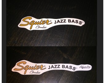 Bass headstock decal | Etsy