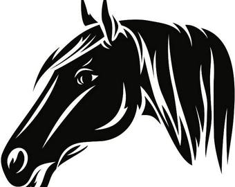 Tribal horse svg | Etsy