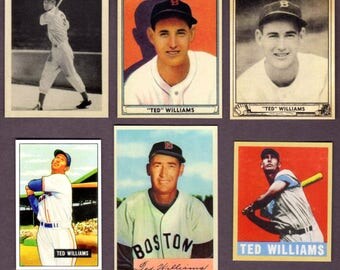 Ted williams | Etsy