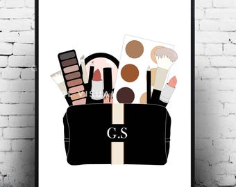 Makeup print | Etsy