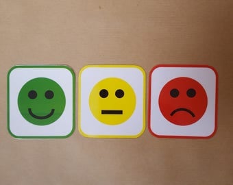 Traffic Light Behaviour Cards Third Person