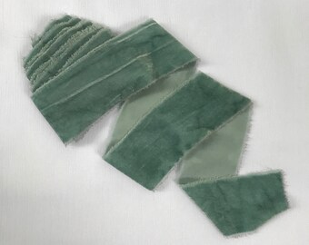 Hand dyed ribbon | Etsy