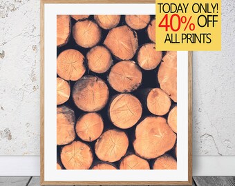 Tree ring print | Etsy