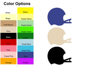 Football Helmet Cut Out Unfinished Wood MDF Part MFBH12 9 x