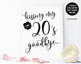 Kiss 20s goodbye | Etsy