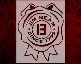 Jim beam label | Etsy