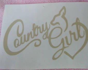 Country girl decal | Etsy
