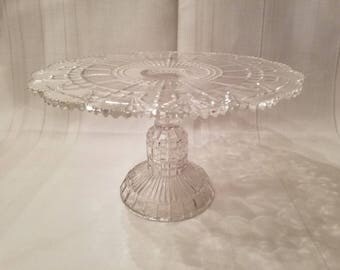 Footed cake plate | Etsy