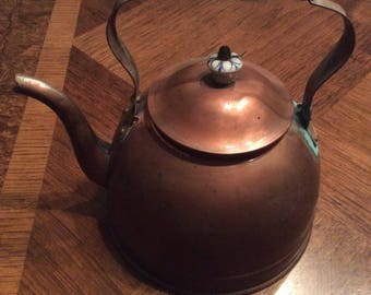 Copper tea pot | Etsy