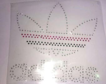 Rhinestone hoodie | Etsy