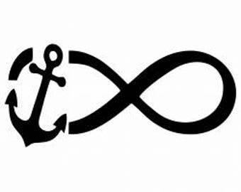 Infinity car decal | Etsy