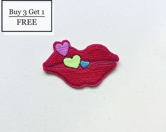 Heart patches | Etsy