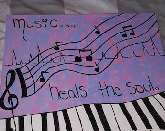 Music heals the soul | Etsy