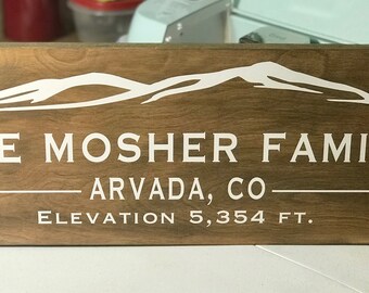 Elevation sign | Etsy