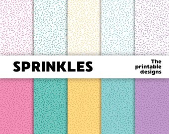 Sprinkle paper | Etsy