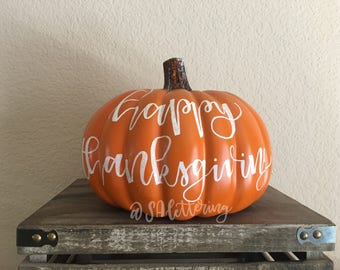 Autumn Thanksgiving Hand Smocked Pumpkin and Acorn Ivory