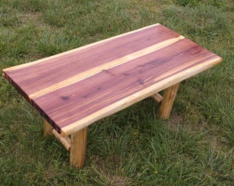 Cedar coffee table | Etsy