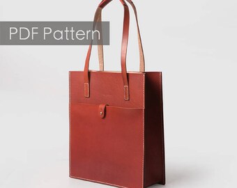 Leather bag template | Etsy