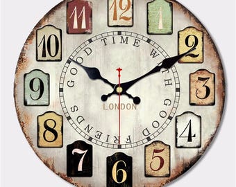 Wooden clock kit | Etsy