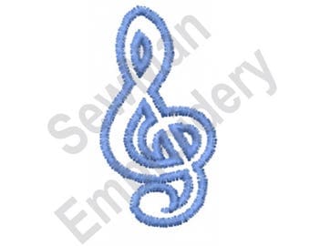 Treble clef design | Etsy