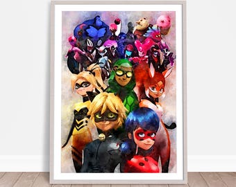 Ladybug watercolor | Etsy