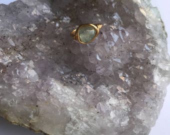 Fluorite ring | Etsy