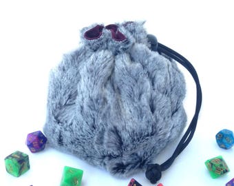 Scalemail Dice Bag of Holding Knitted Dragonhide Pheonix