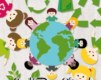 Earth Day Clipart Environment Clipart Recycle Clip art