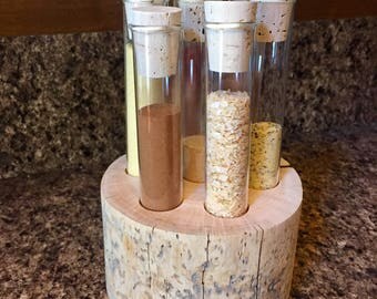 Test tube spice rack | Etsy