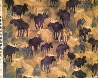 Moose fabric | Etsy