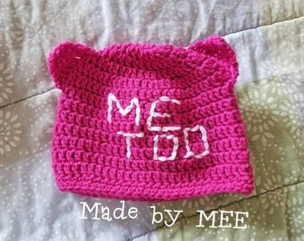 Pink cat hat | Etsy