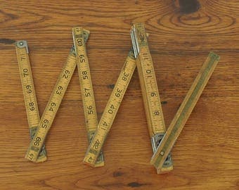 Wood folding ruler | Etsy