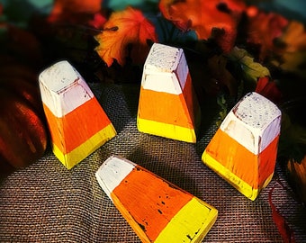 Wood candy corn | Etsy