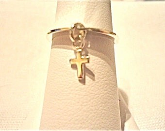 Dangle charm ring | Etsy