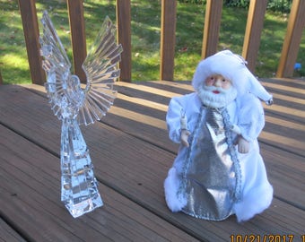 Santa tree topper | Etsy