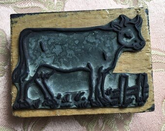 Cow stamp | Etsy