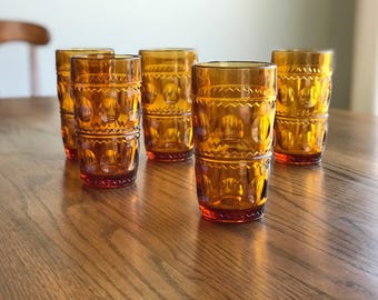 Amber glassware | Etsy